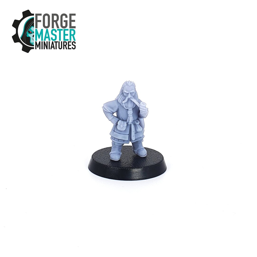 Dwarf Smoking a Pipe - Etsy UK