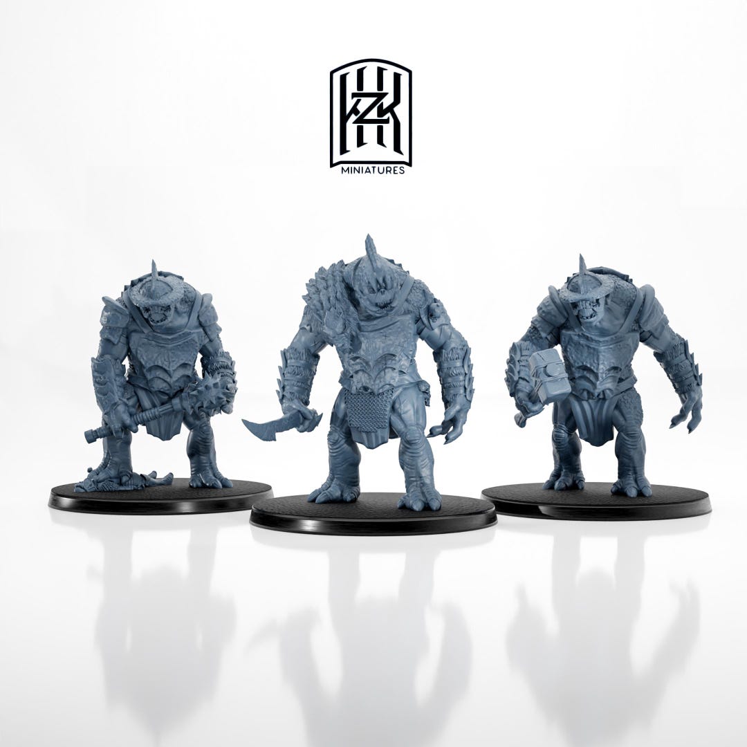 Armoured Black Trolls - Etsy