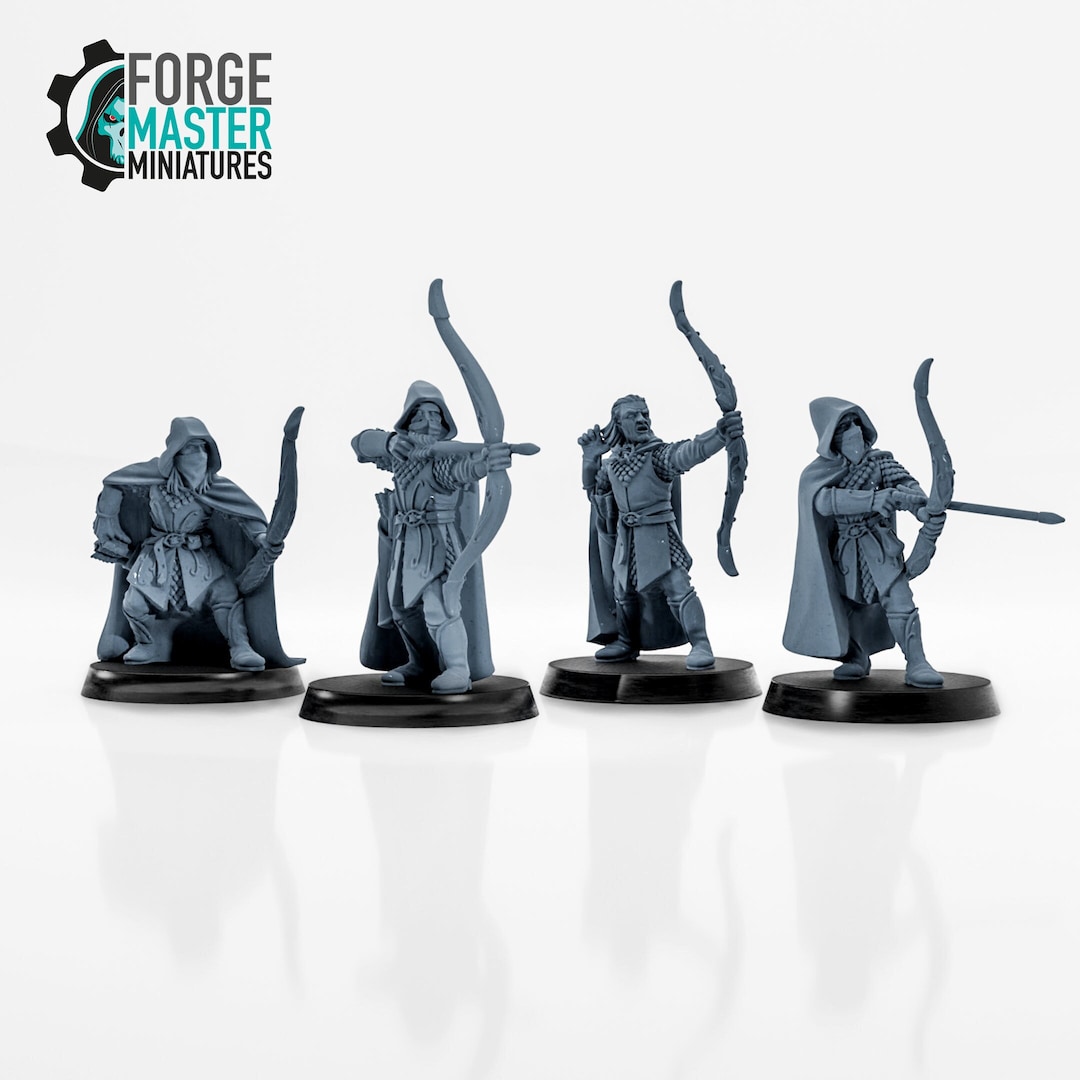 Wood Elf Rangers (set B) by Medbury Miniatures - Etsy