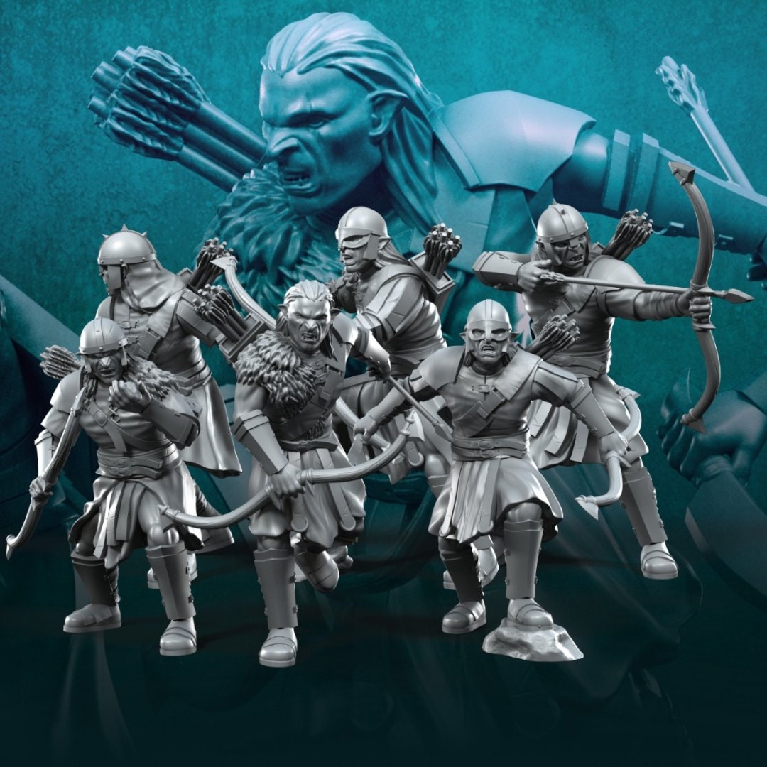 Orc Trackers With Bows - Etsy