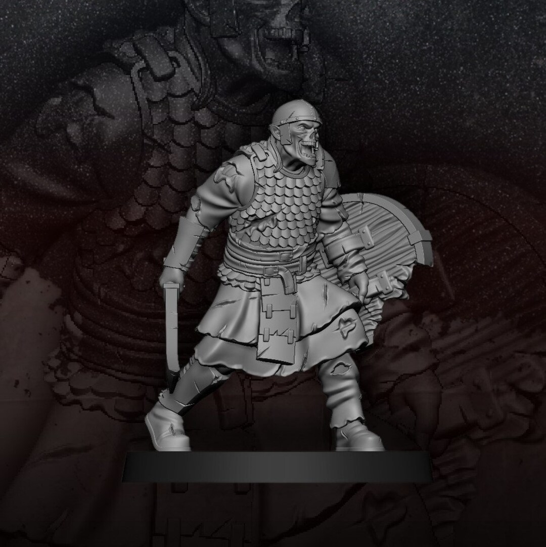 Undead Spirit Orc Warrior - Etsy