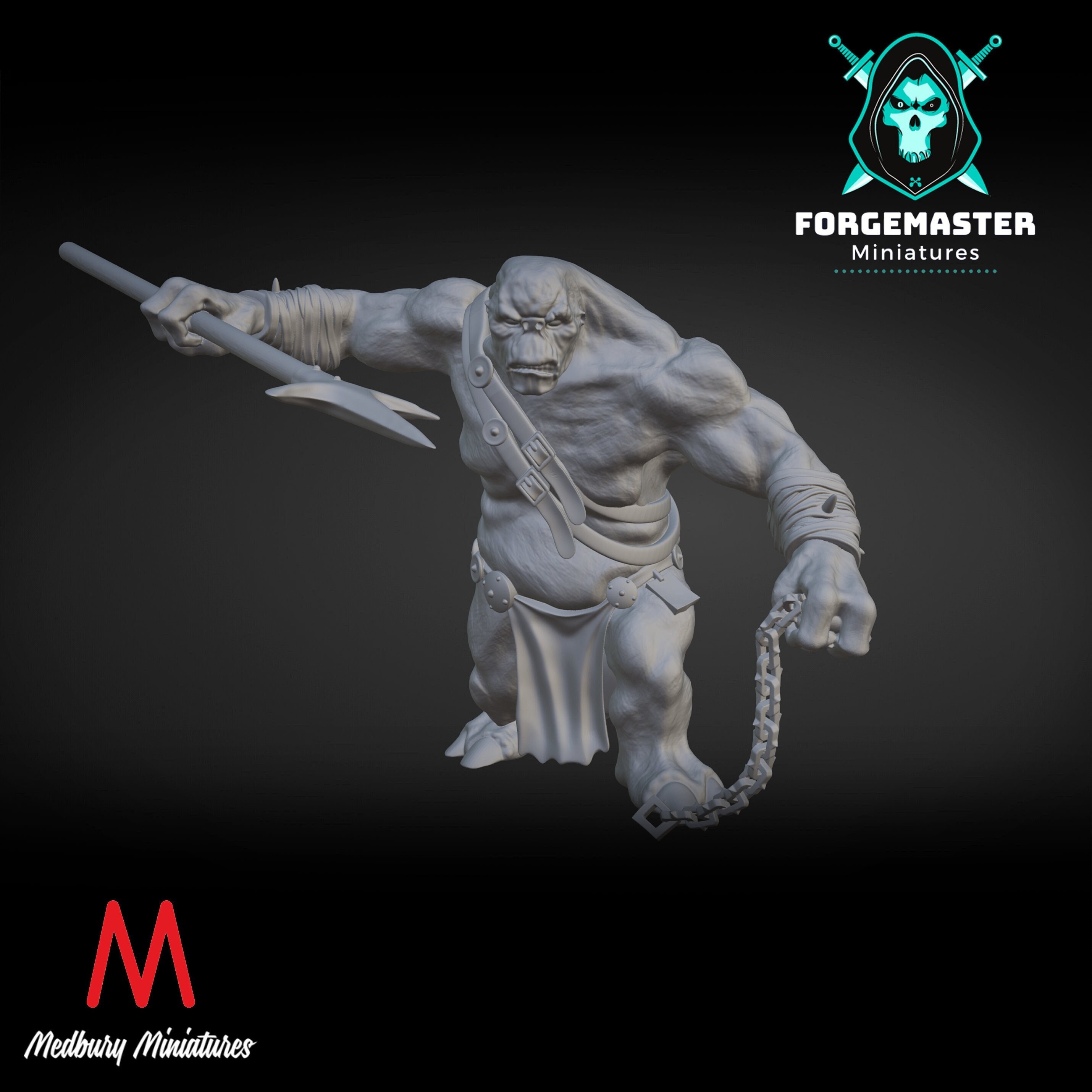 Cave Troll With Spear - Etsy UK