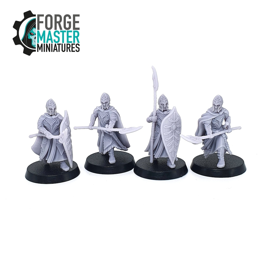Wood Elf Guards With Glaives - Etsy