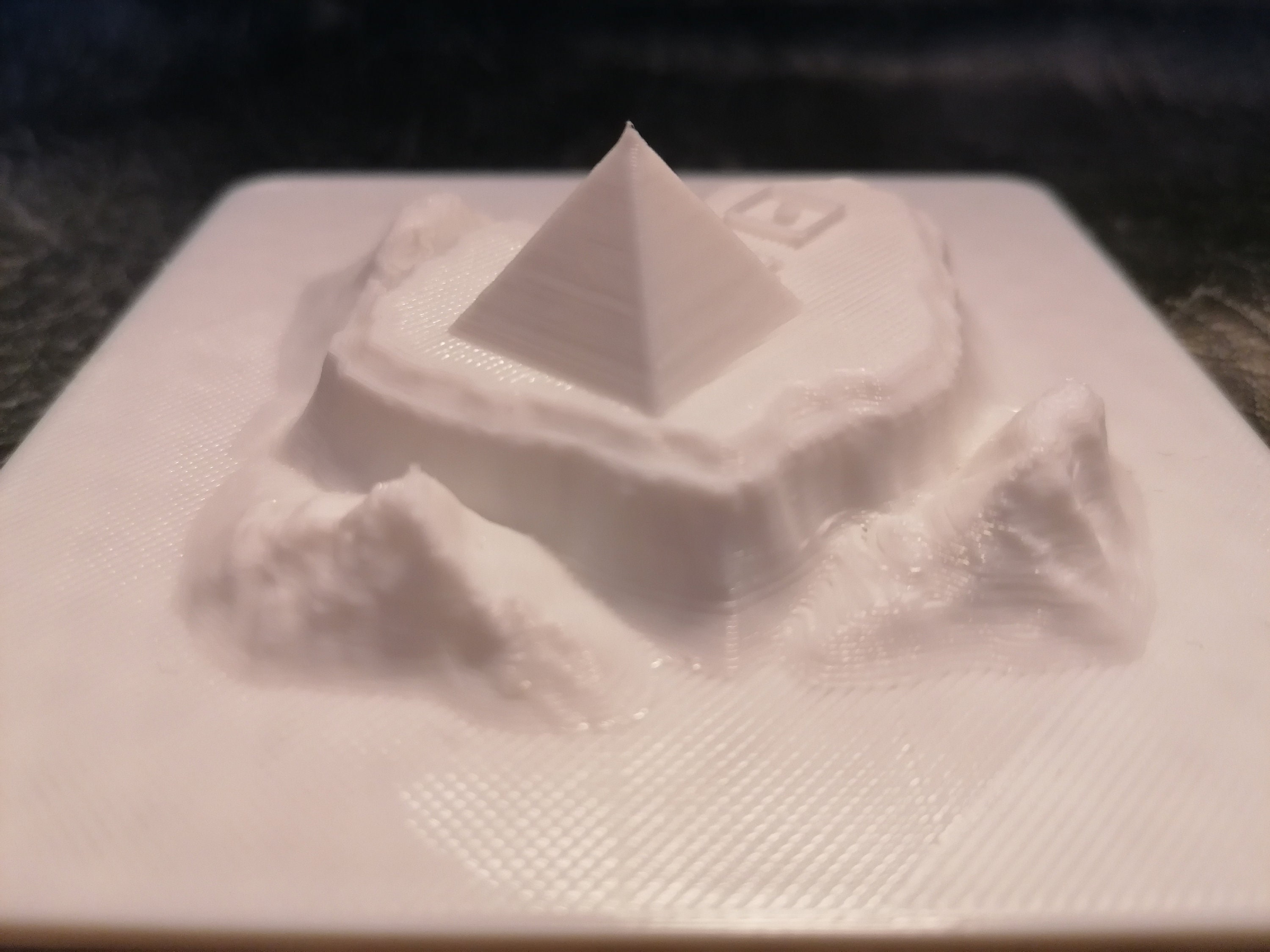 3D Printed Pyramid Diorama Box fantasy Diorama History | Etsy UK