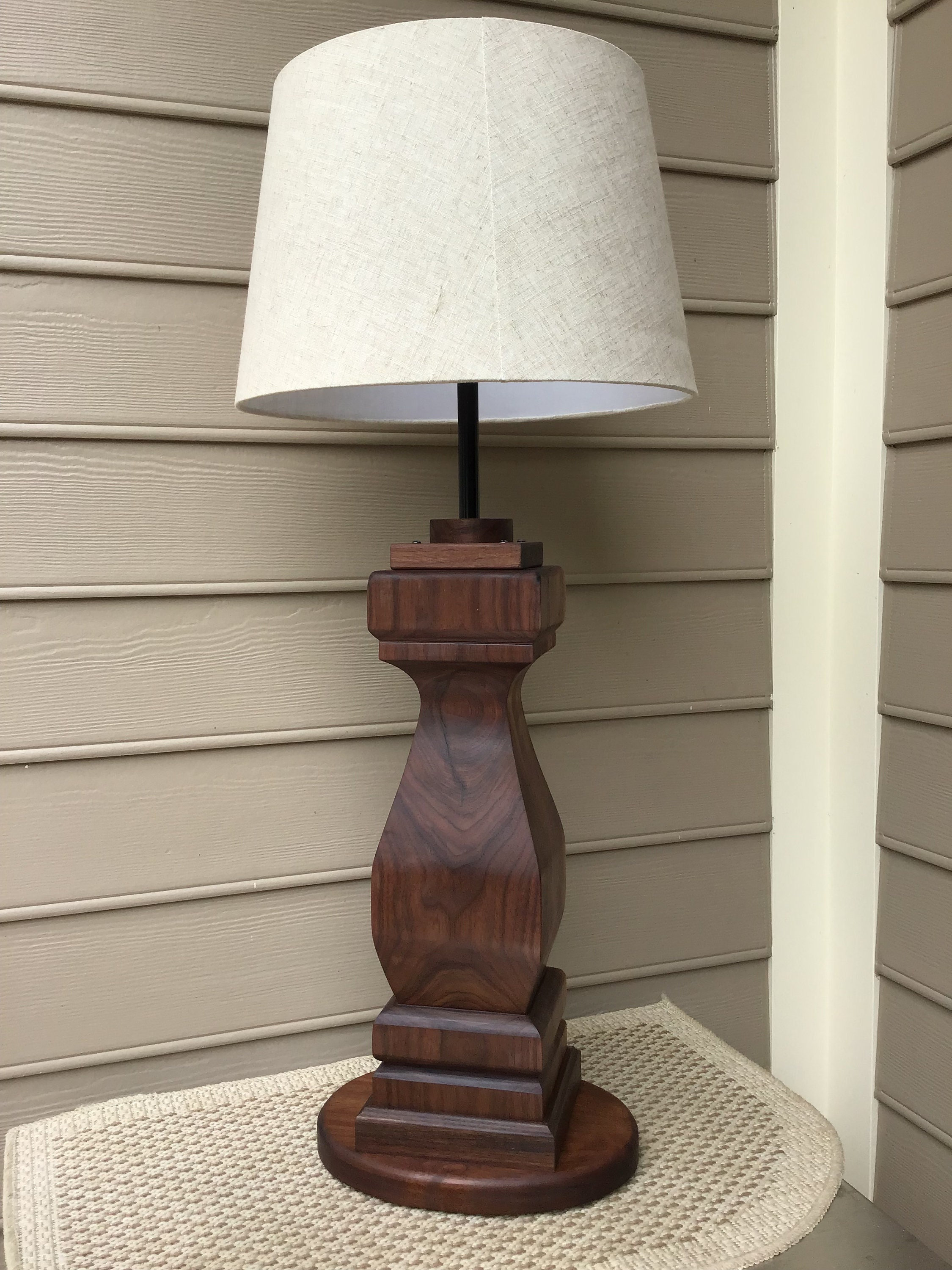 Walnut Lamp - Etsy