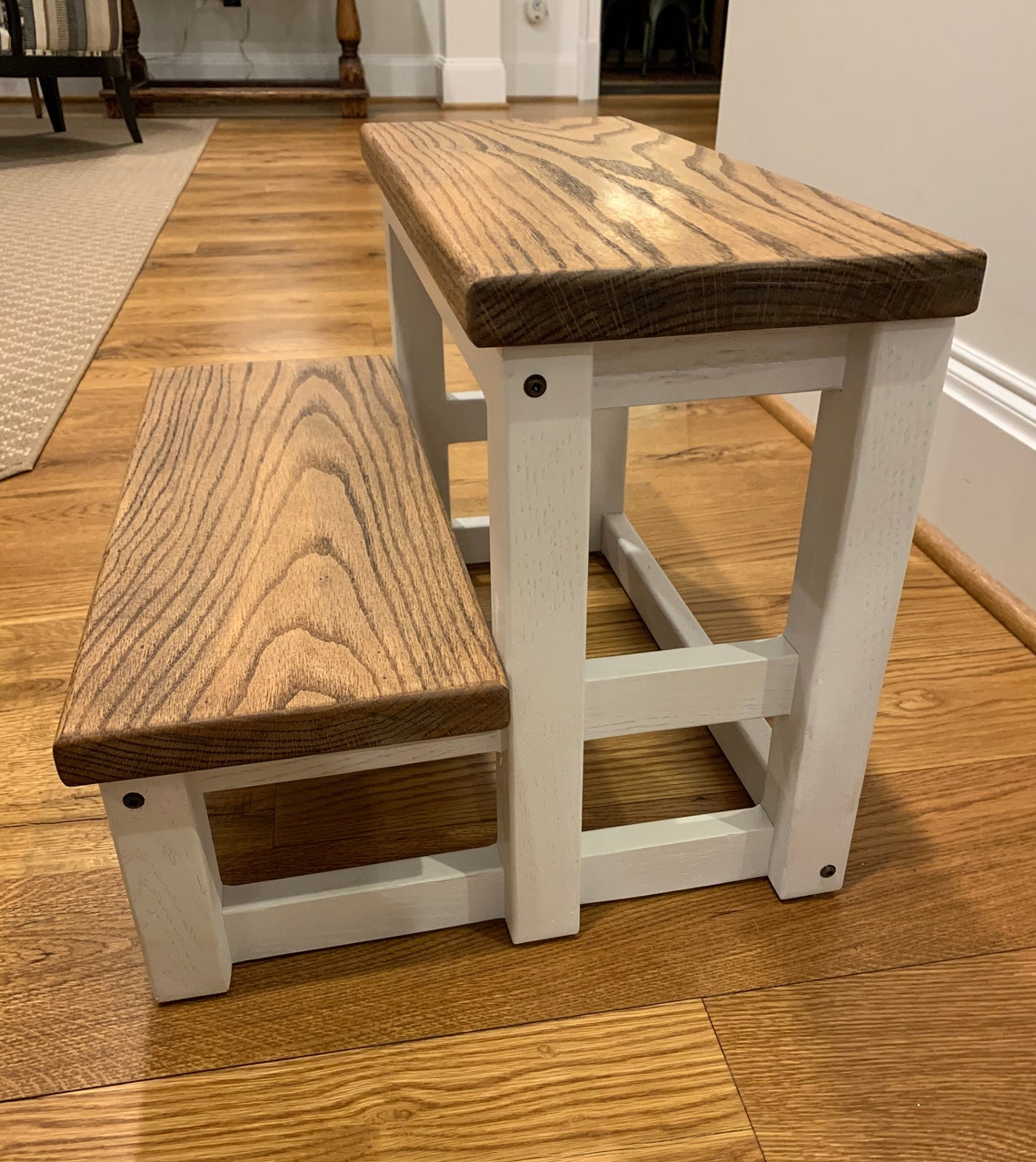 Wide 2 Step Stool - Etsy