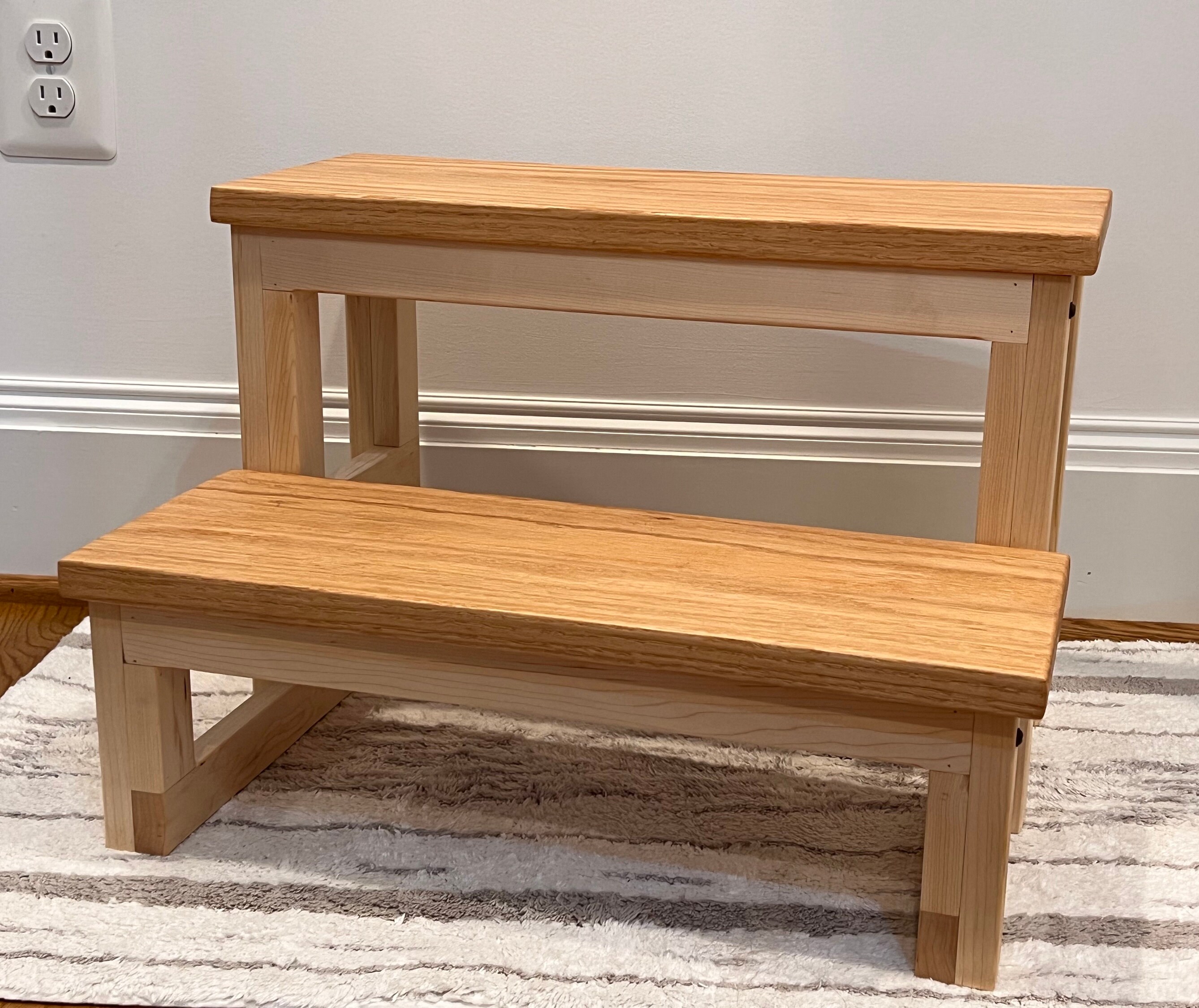 Wide 2 Step Stool - Etsy
