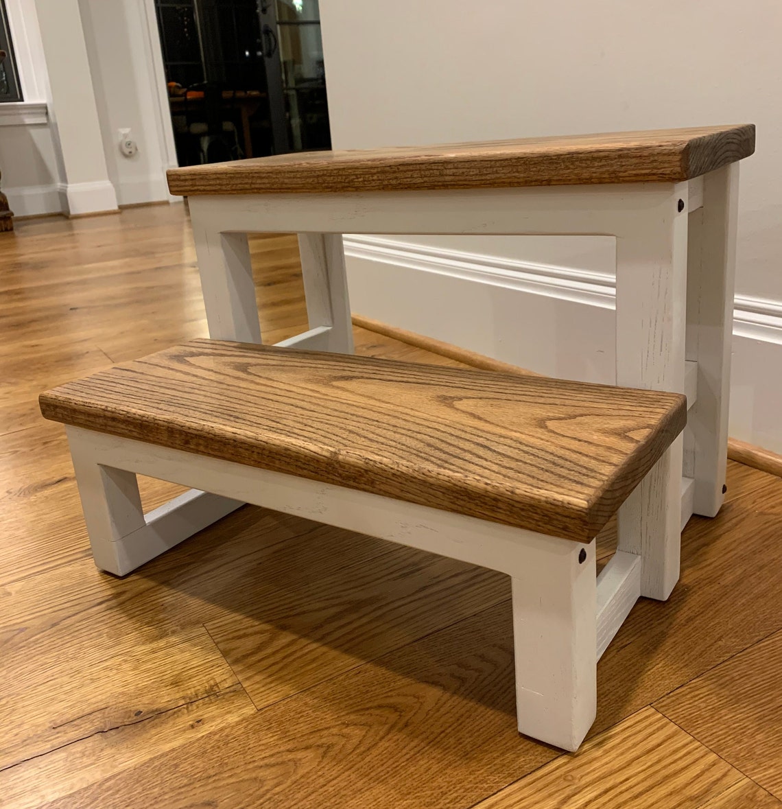 Wide 2 Step Stool - Etsy