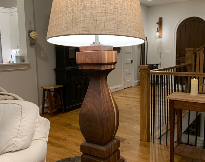 Walnut Lamp - Etsy