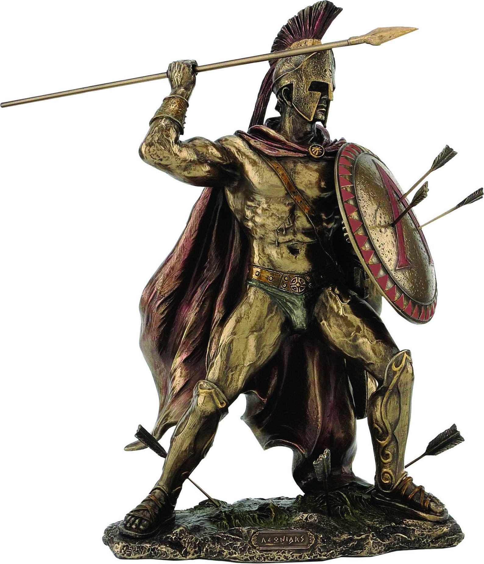 Leonidas Statue 8.26'' Roi de Sparte Mythologie | Etsy