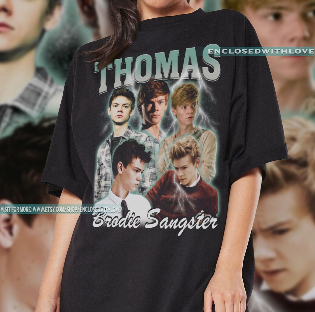 THOMAS BRODIE SANGSTER Shirt, Thomas Brodie T-shirt, Maze Runner Tees, Anne Frank, Jojen Reed ...