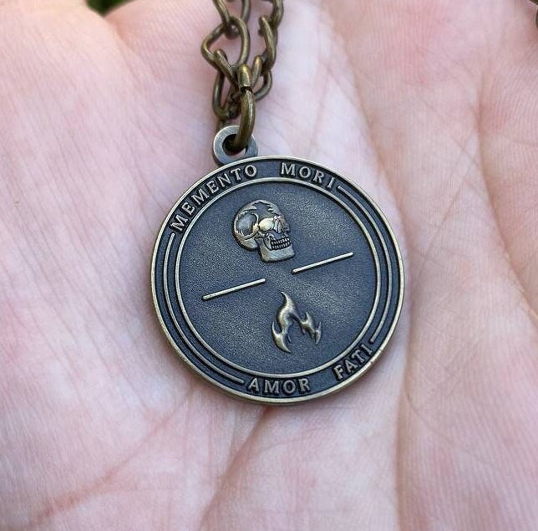 Stoic Necklace: the Cardinal Virtues, Memento Mori and Amor Fati - Etsy