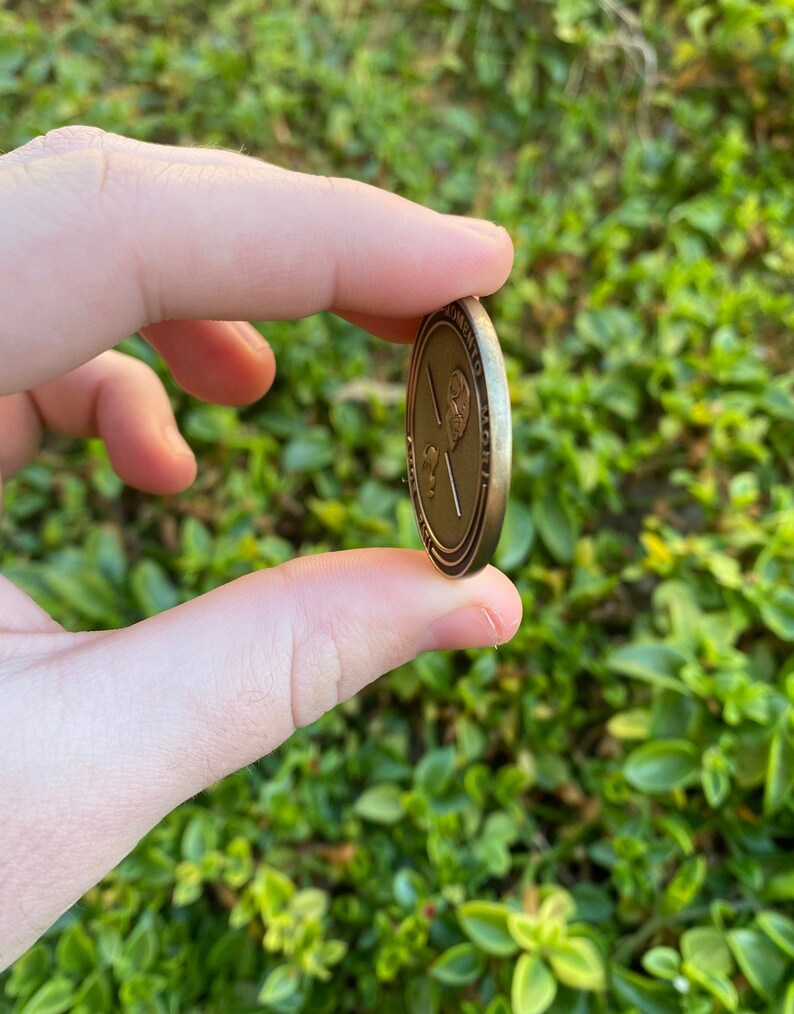 Stoic Challenge Coin: the Cardinal Virtues Momento Mori and - Etsy