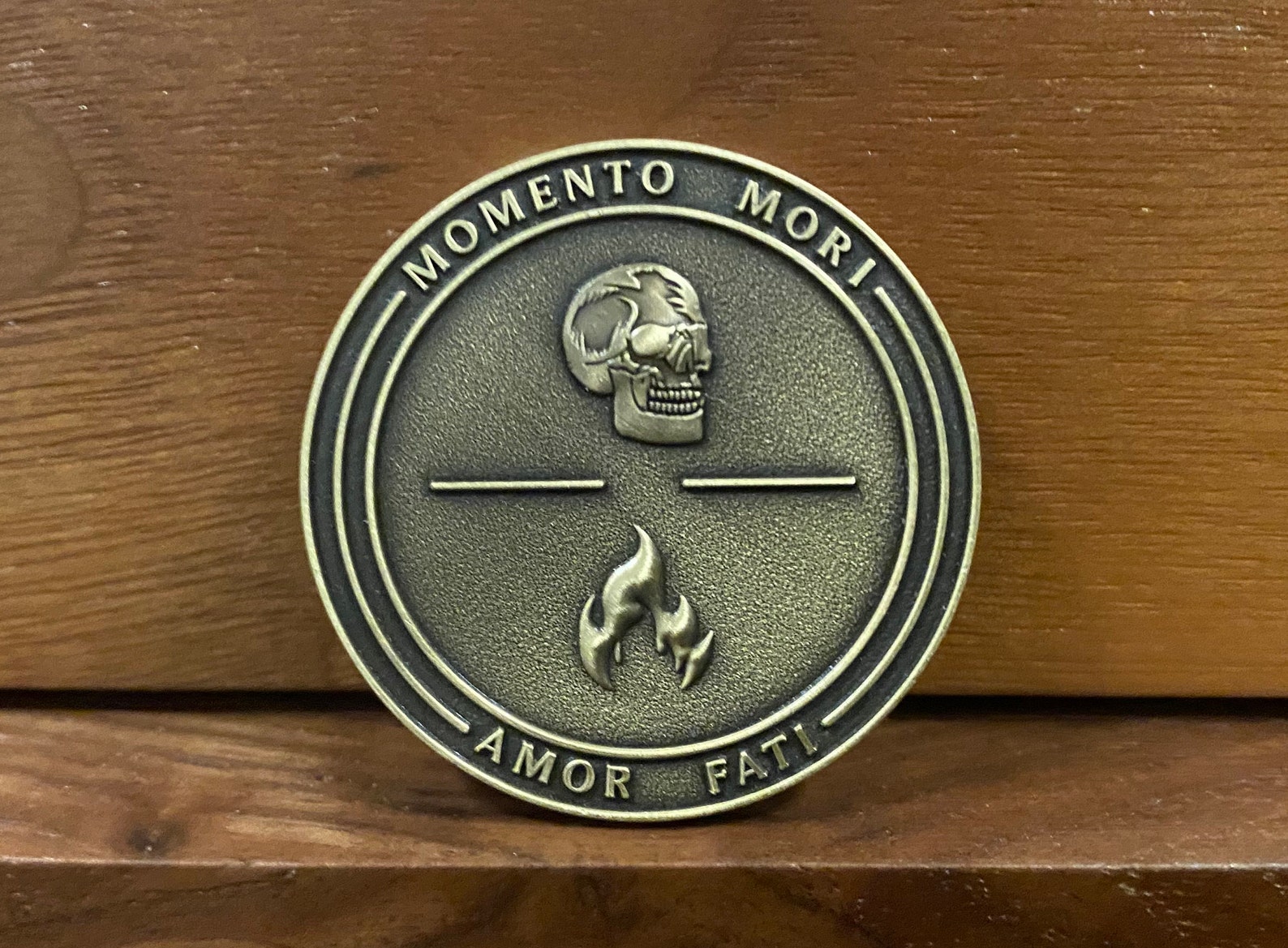 Stoic Challenge Coin: the Cardinal Virtues Momento Mori and - Etsy
