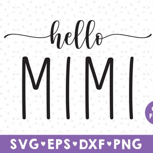 Hello Mimi Svg, Pregnancy Announcement Svg, Hi Mimi Svg, Pregnancy Svg ...