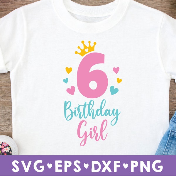 Number Six Svg - Etsy