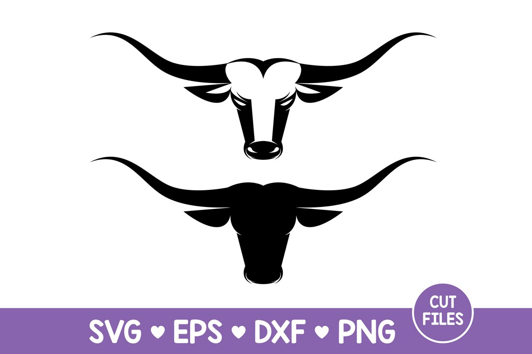 Longhorn SVG, Longhorn PNG, Longhorn Head SVG, Texas Longhorn Svg ...
