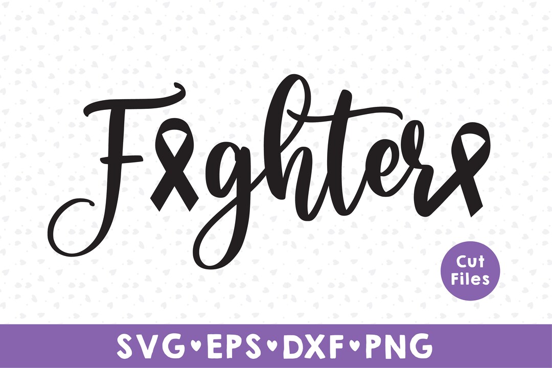 Breast Cancer Fighter Svg Pink Ribbon SVG Fighter Shirt Svg - Etsy