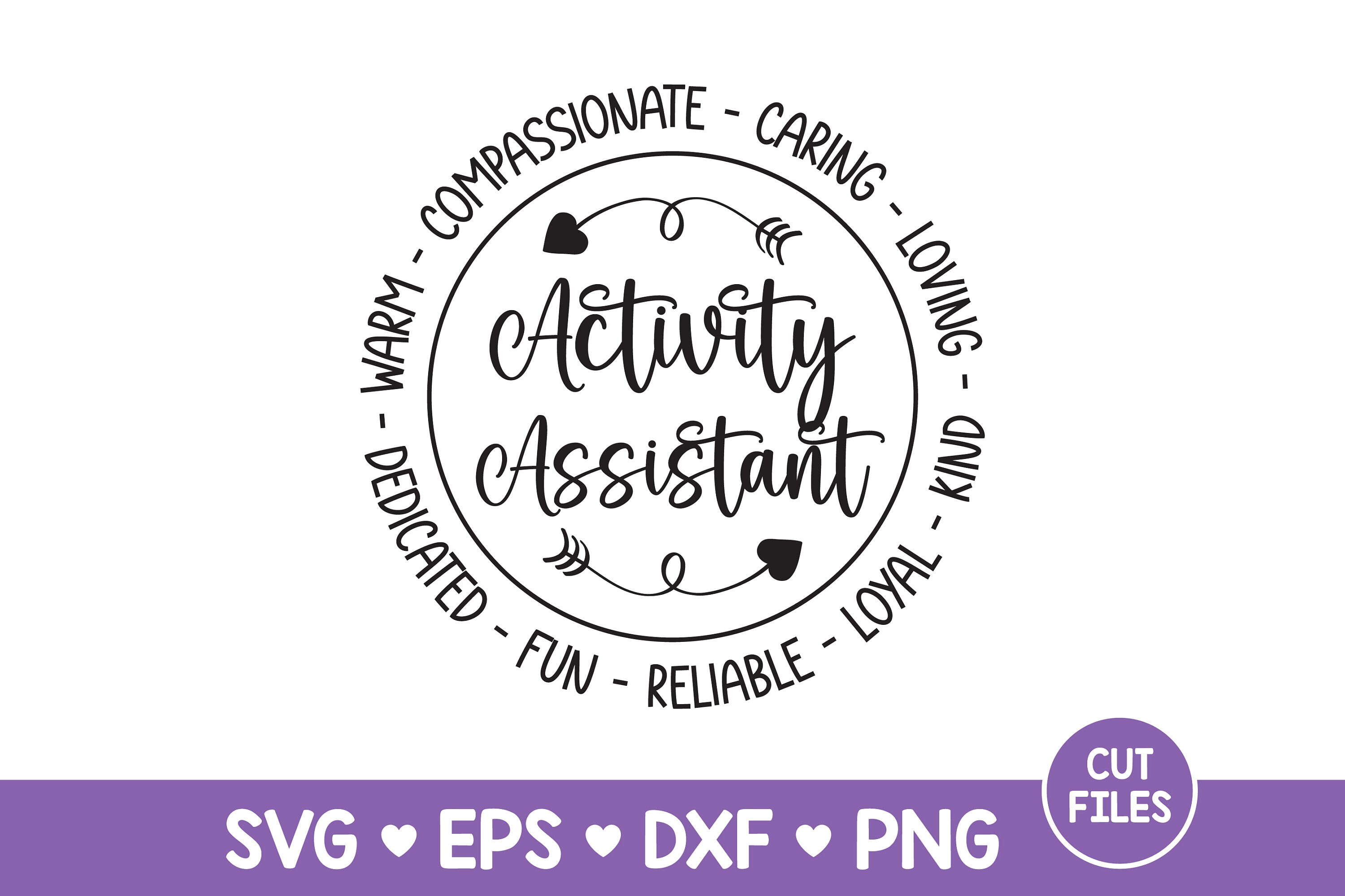 Activity Assistant Svg Activity Life Svg Assistant Svg - Etsy Australia