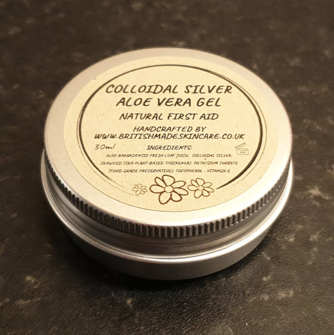 Colloidal Silver Aloe Vera Gel 30ml and 60ml Options - Etsy
