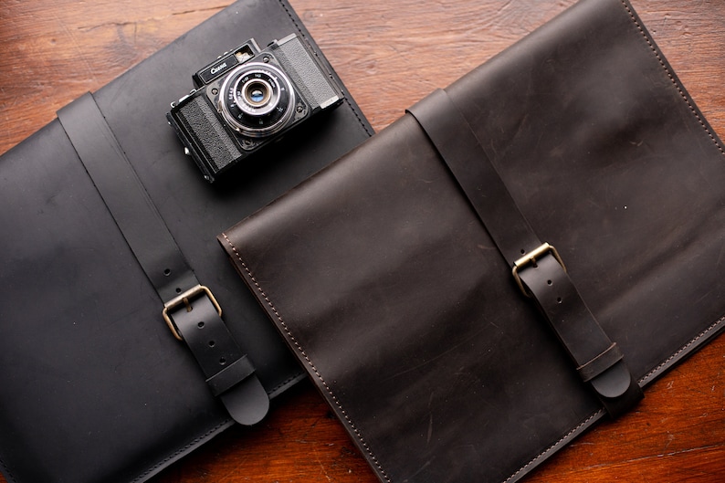 Leather journalLeather portfolio for menLeather portfolio | Etsy