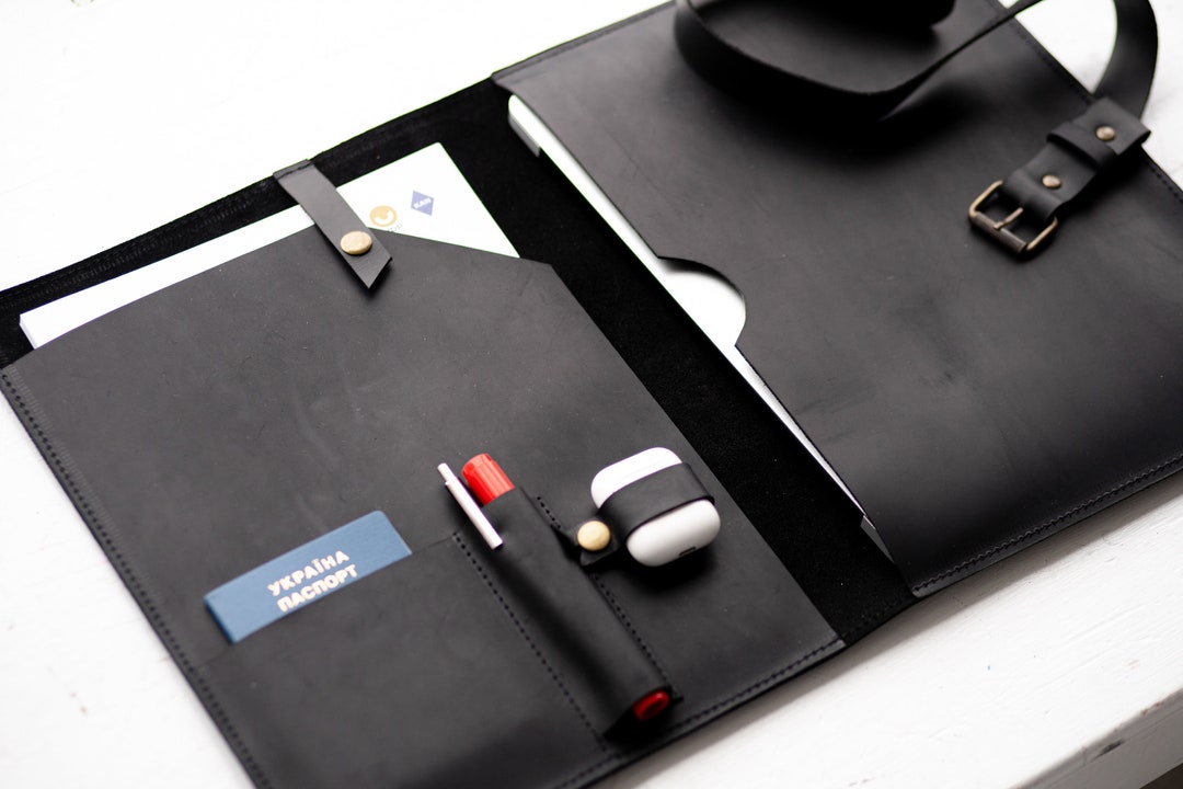 Leather Portfolio for Men,leather Document Folder,leather Folder,a3 ...