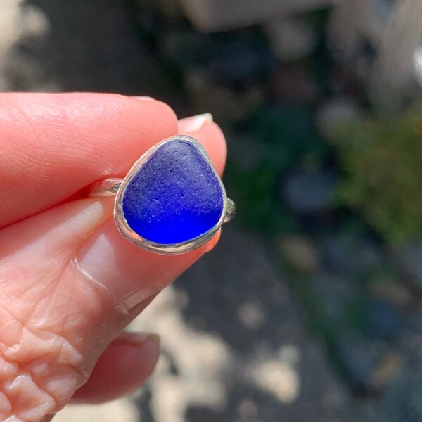 Cobalt Blue Ring - Etsy