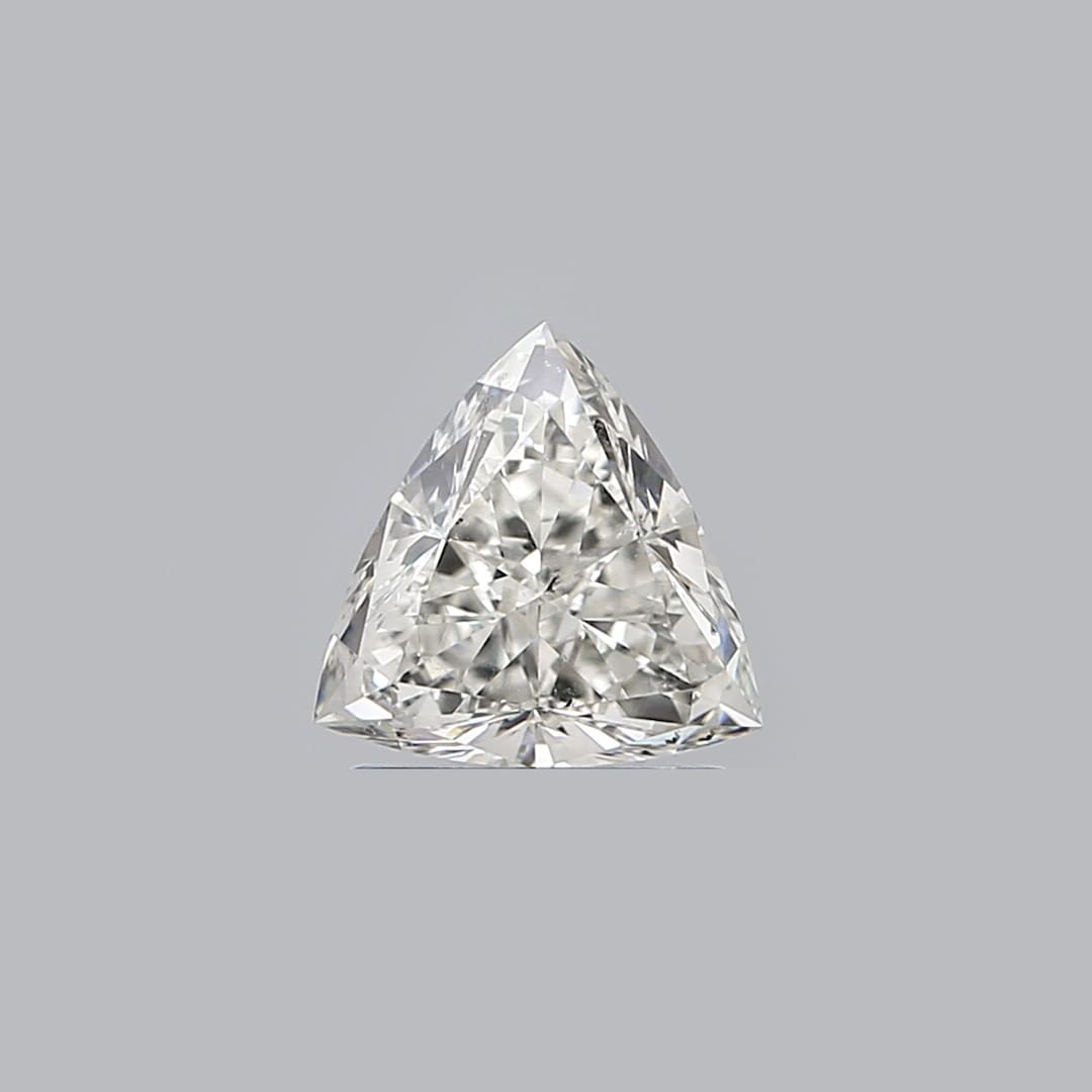 1.00 CT Trillion Cut Diamond: J Color, SI Clarity, GIA Certified - Etsy