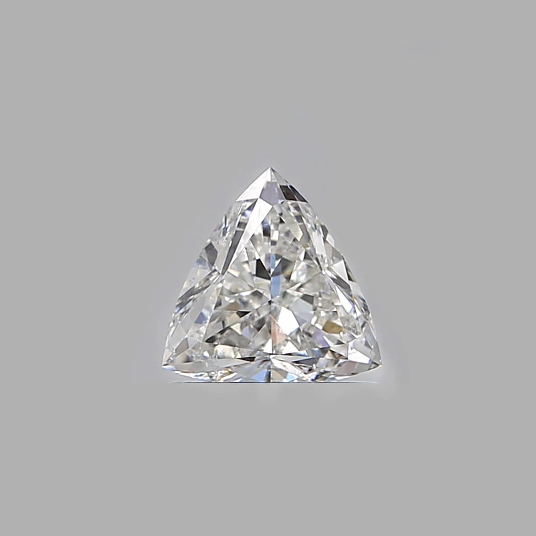 0.50 CT Trillion Cut Diamond: F Color, SI Clarity, GIA Certified - Etsy