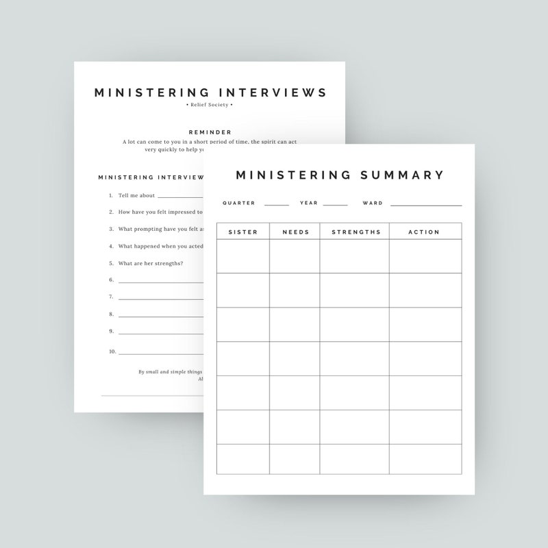 Ministering Interview - Etsy