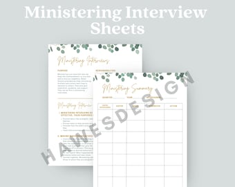Ministering Interviews Downloadable LDS Ministering Interviews Relief ...