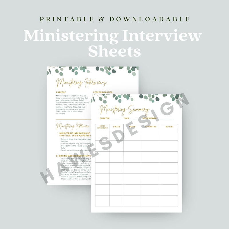 Ministering Interview - Etsy