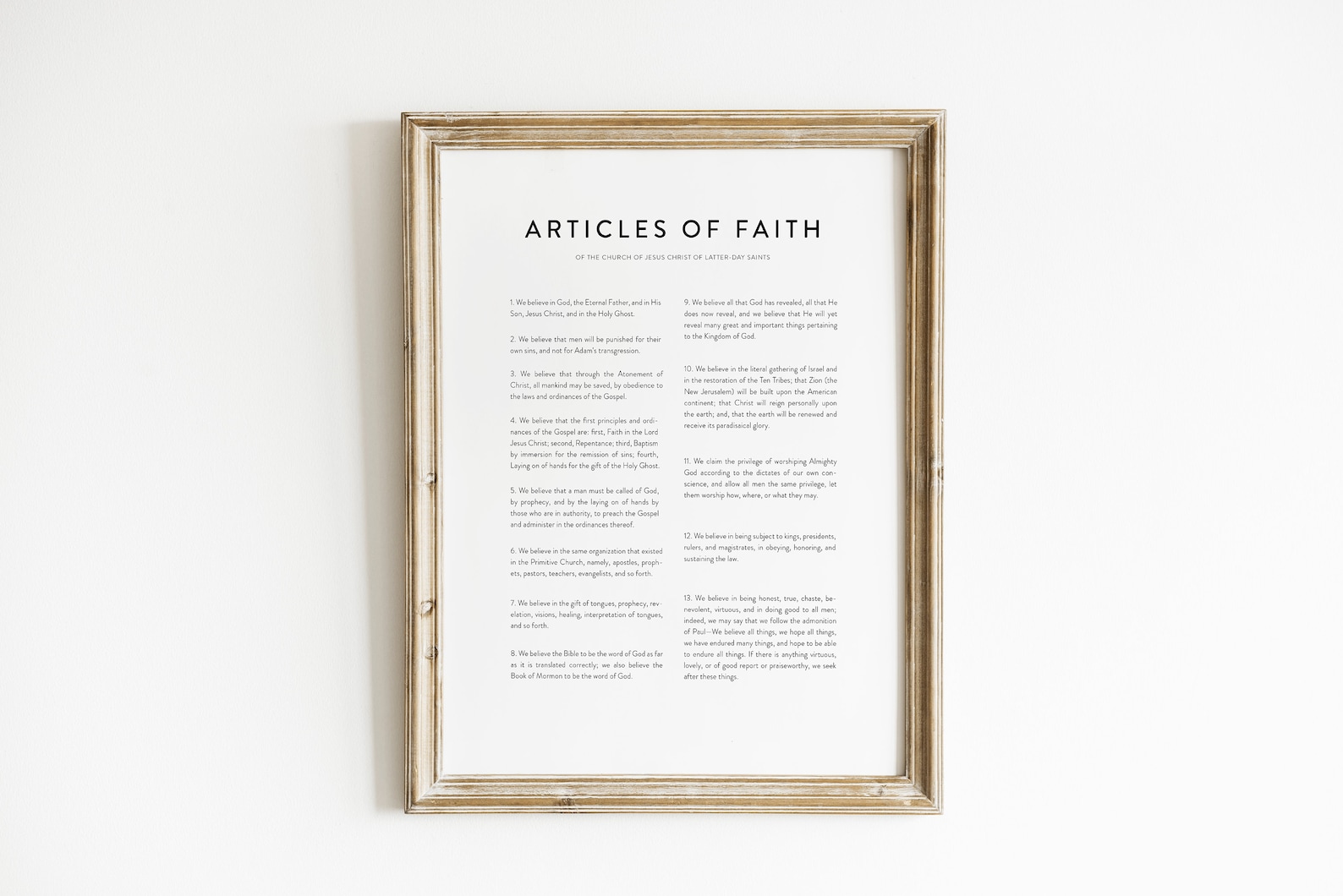 4 Modern LDS Prints Living Christ Family Proclamation - Etsy