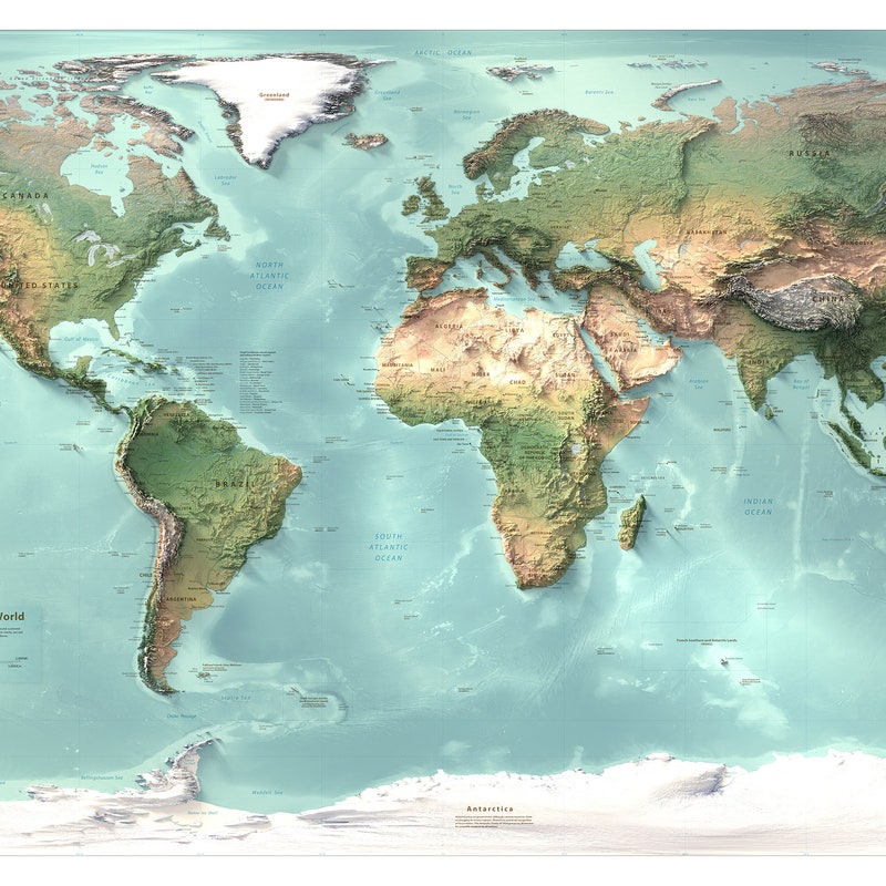 World Map - Etsy