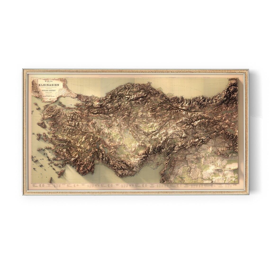 Relief Map of Turkey: Topographic Art Print, Unique Wall Decor - Etsy
