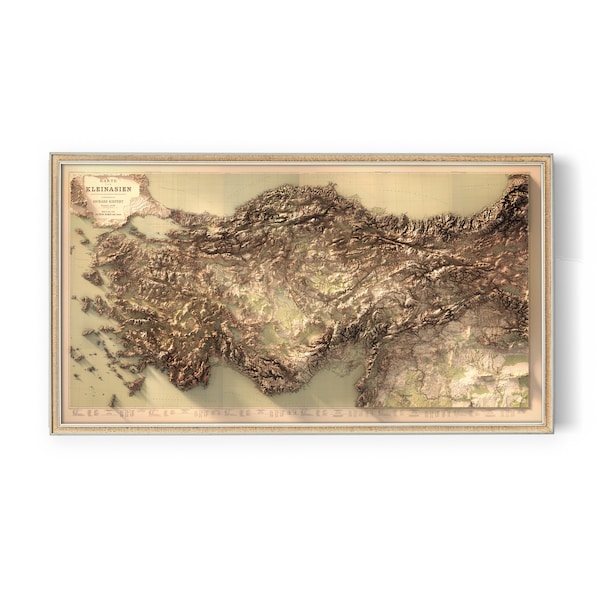 Geologic Map of Turkey - Etsy