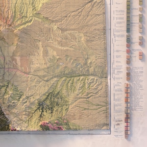 Geologic Map of Colorado (1913) - Vintage Home Decor - Art Print - Etsy