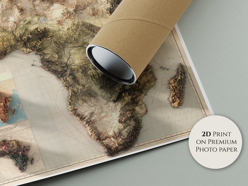 Geological Structure Map of the World 1855 the World Wall - Etsy