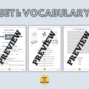 ESL MONEY BUNDLE: Vocabulary, Idioms, Phrasal Verbs | Printable ...