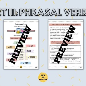 ESL MONEY BUNDLE: Vocabulary, Idioms, Phrasal Verbs | Printable ...