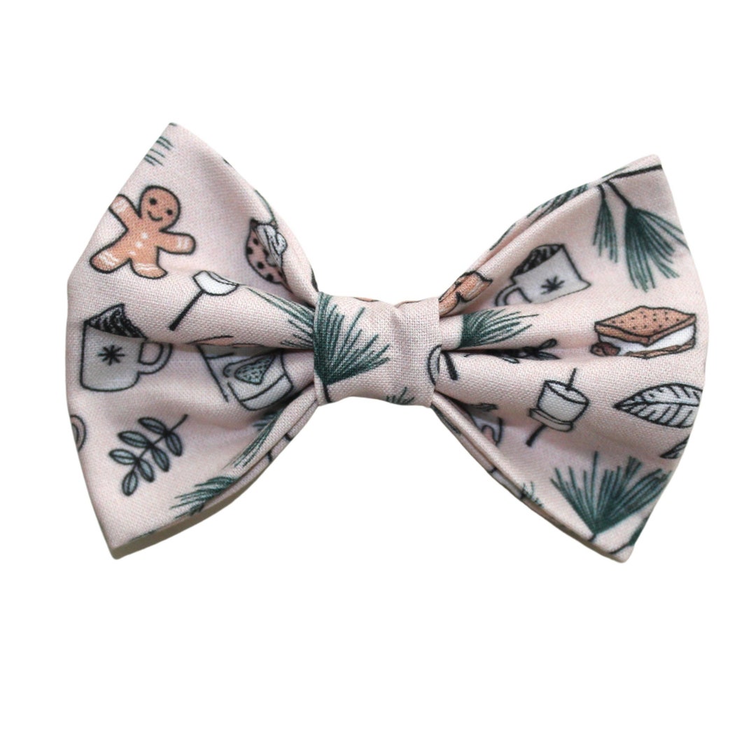 Christmas Smores Cat Bow Ties Cat Holiday Gift Christmas Tree Cat Bow ...