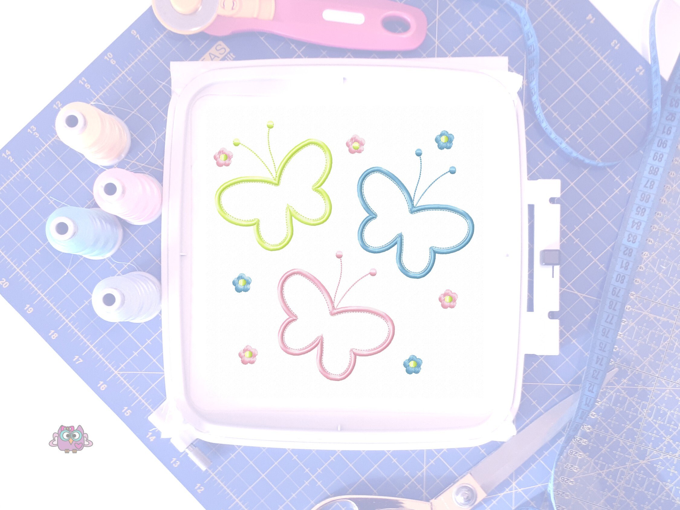 Butterfly Applique Digital File for Embroidery Machine - Etsy