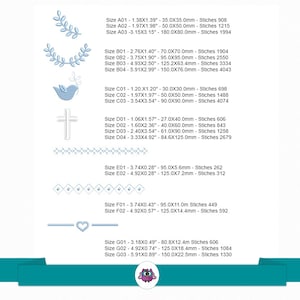 Baptism Embroidery Design - Embroidery Design File - Religious ...