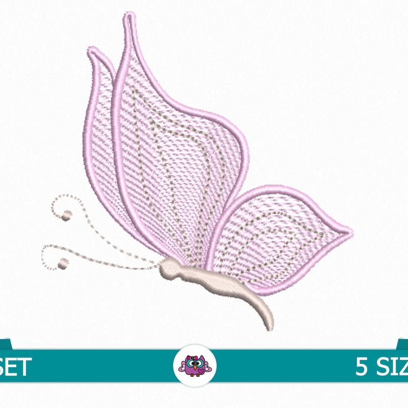 Butterfly Embroidery Design - Etsy