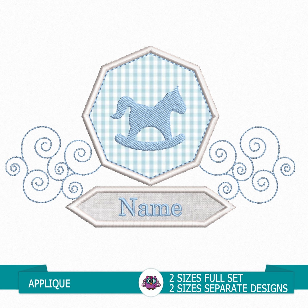 Baby Horse Frame Set Digital Embroidery File Frame Embroidery ...