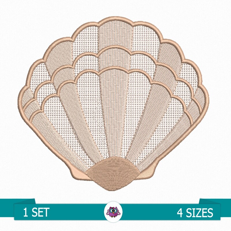 Sea Shells Machine Embroidery - Etsy