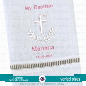 Baptism Embroidery Design - Embroidery Design File - Religious ...
