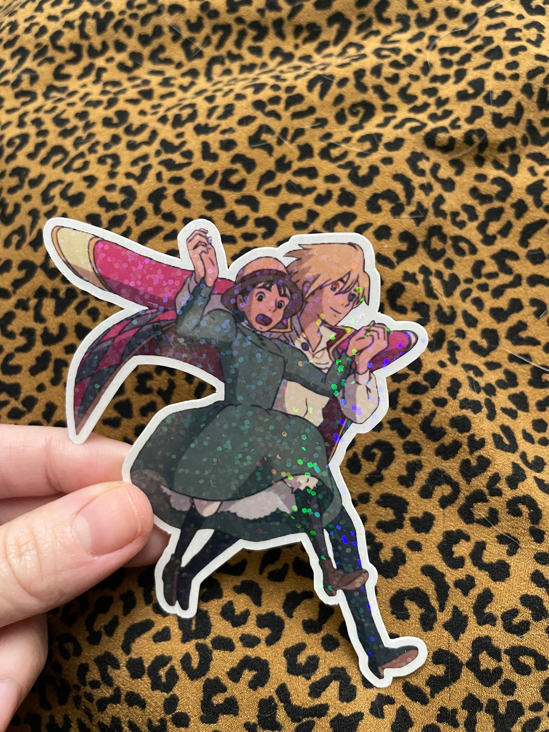Howls Moving Castle Sticker Sophie and Howl Sticker Ghibli Sticker ...