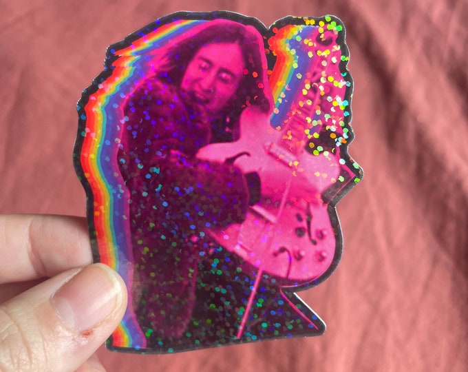 John Lennon Sticker Beatles Sticker the Beatles Gift Cool Music Gift ...