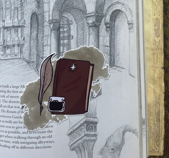 Lord of the Rings Sticker Tolkien Art Gandalf Hobbit Sticker - Etsy